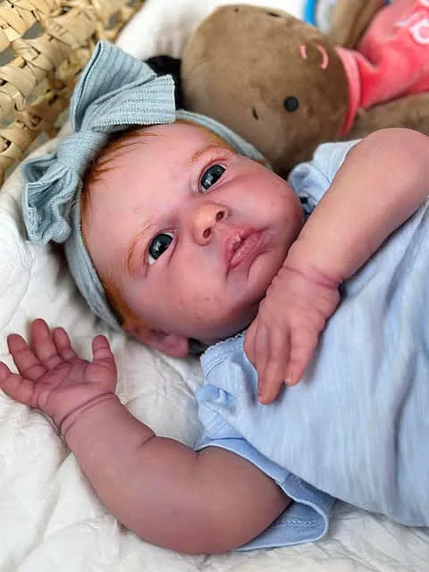 Juno pre-owned reborn doll by Paper City Dolls | Shade Tree Creations