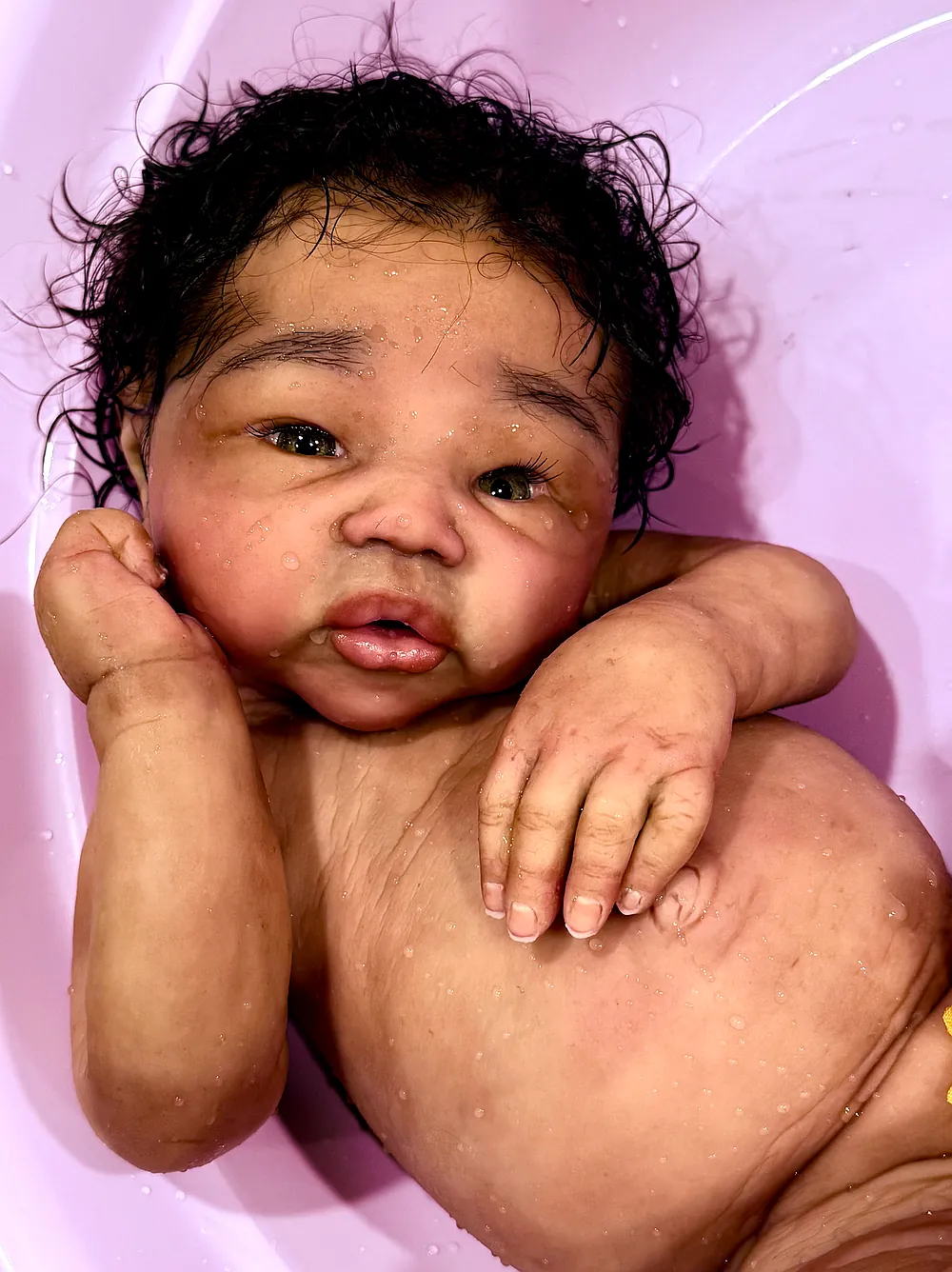 Emi silicone reborn doll by Carol Manoukian | Caroline's Touch Art Dolls