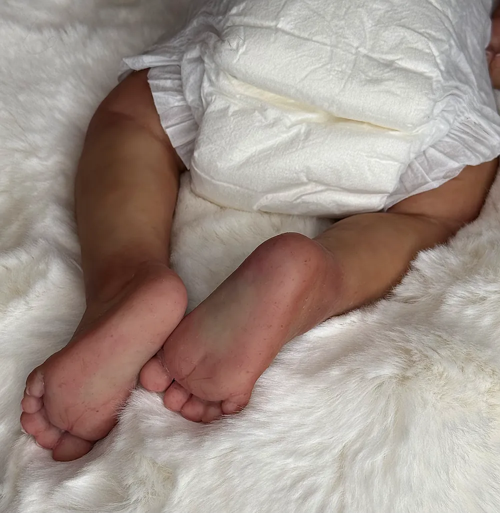 Emi silicone reborn doll by Carol Manoukian | Caroline's Touch Art Dolls