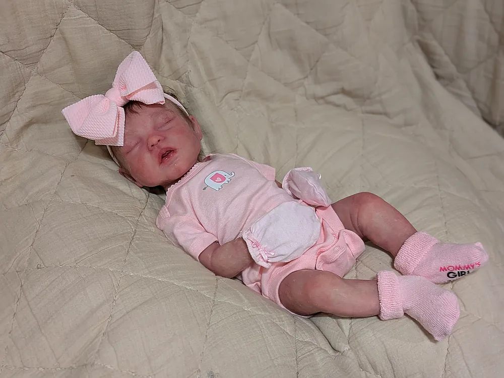 Jenny silicone reborn doll for sale by Montserrat Cuadra | Kat's Cradle