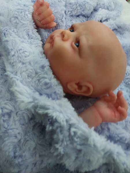 Pearl Awake by Kate Kleffman of TickleBug Reborn Nursery - reborns.com