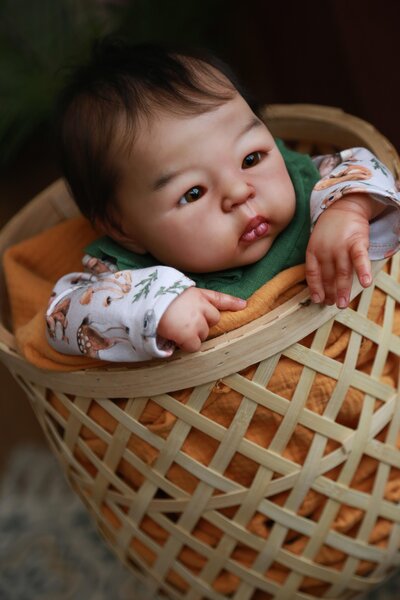 Suu Kyi reborn doll by Emiliya Aredakova