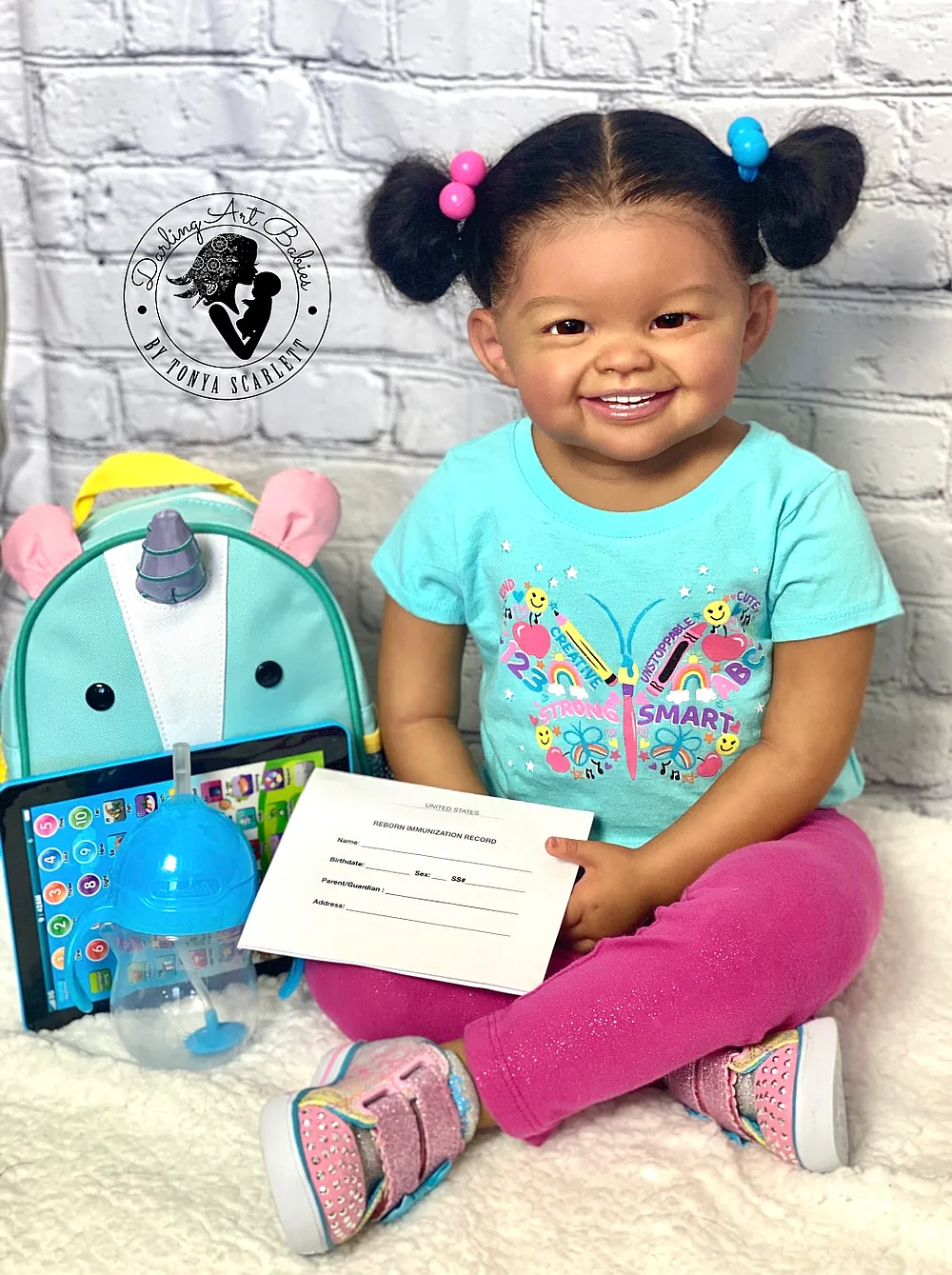 Machiko reborn doll by Tonya Scarlett | Darling Art Babies