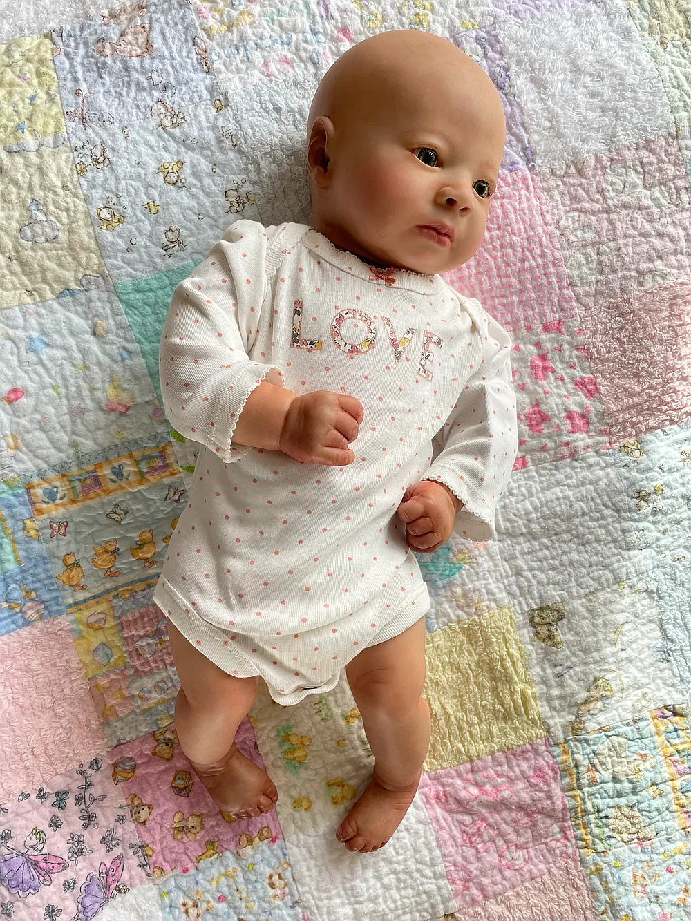 Mary Awake reborn doll by Julia Lauren