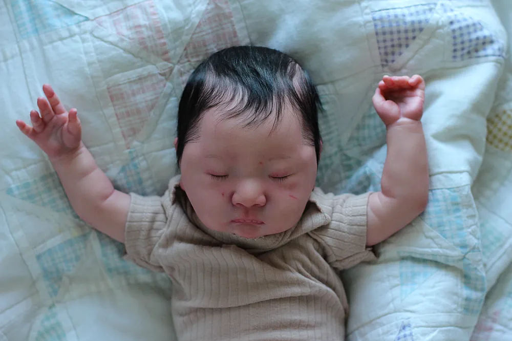 Maeum reborn doll for sale by Hannah Blanco | Brushes and Babes