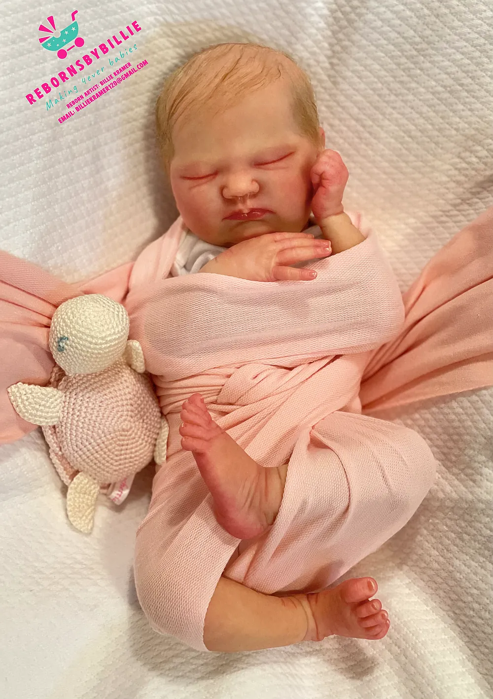 Quinlyn reborn doll by Billie Kramer | Reborns by Billie