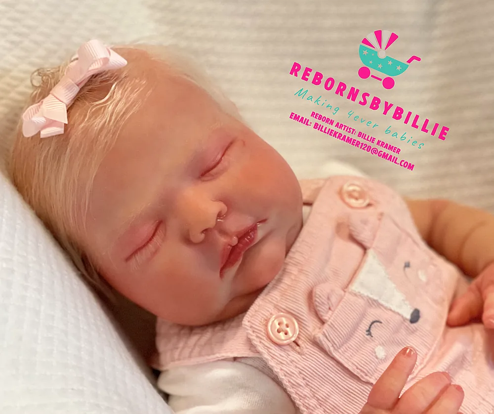 Tessa Asleep reborn doll by Billie Kramer | Reborns by Billie