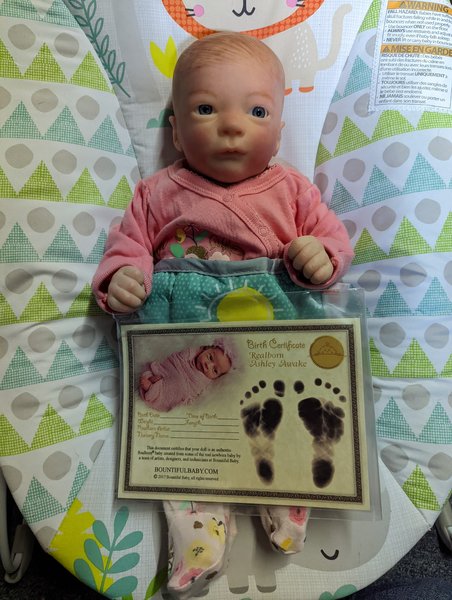 Ashley Awake by Logan Deering from Firehouse Reborns on Reborns