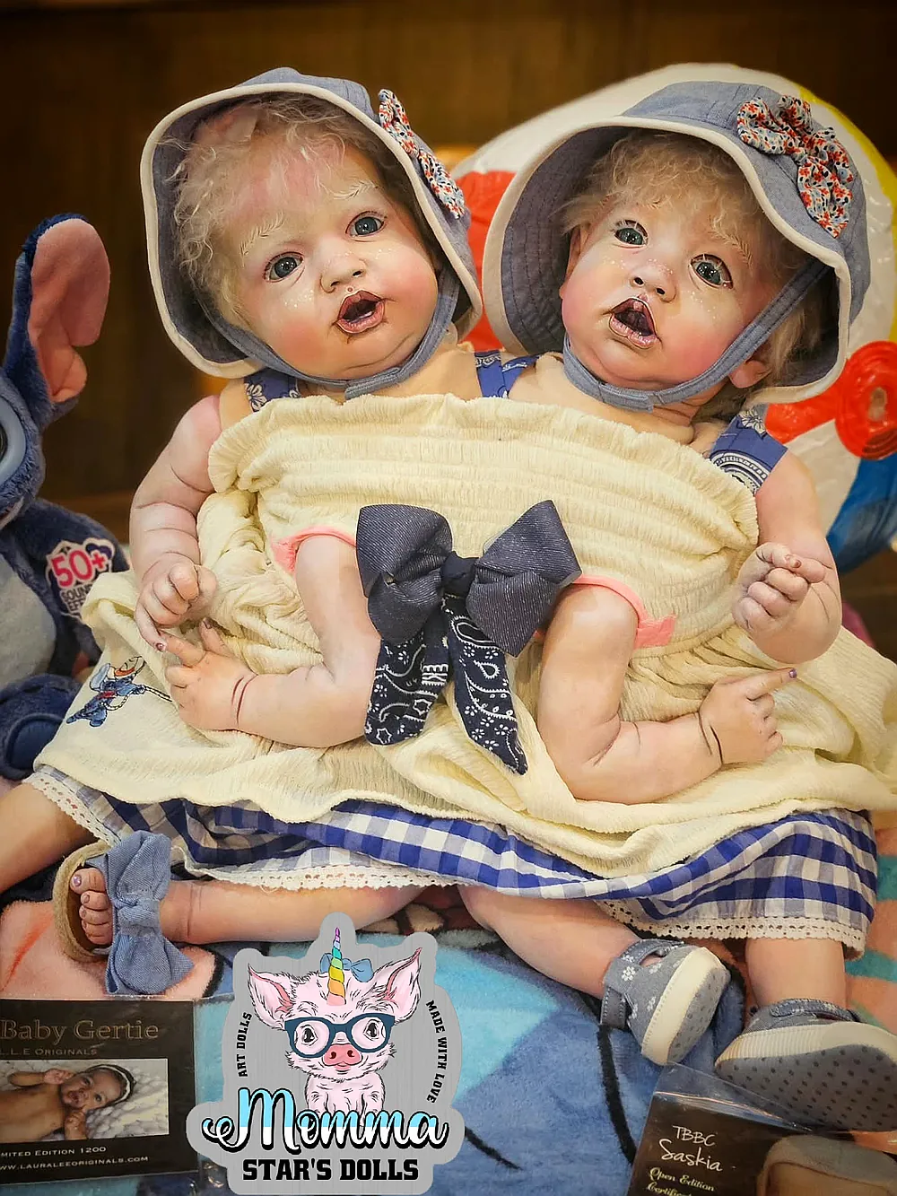 Conjoined twins by Star Shea from Momma Star's Dolls on Reborns