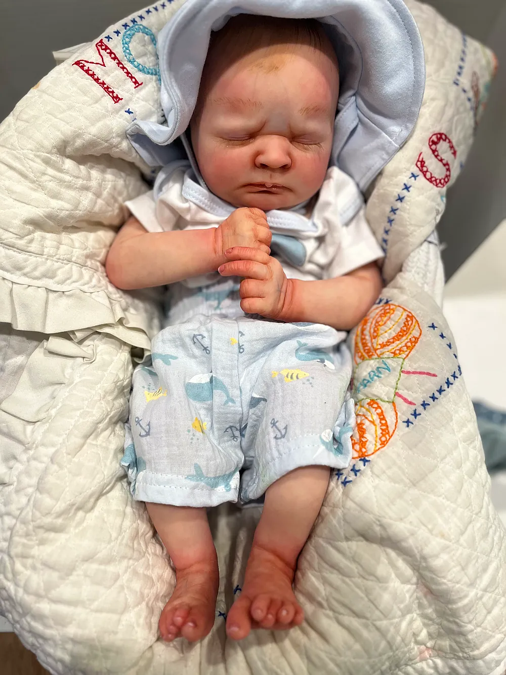 Martin Asleep Reborn Baby Doll by Abbigail Shupe | Lil' Munchkin Nursery