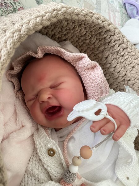 Marias First Cry pre-owned reborn doll by Once Upon A Reina Nursery ...