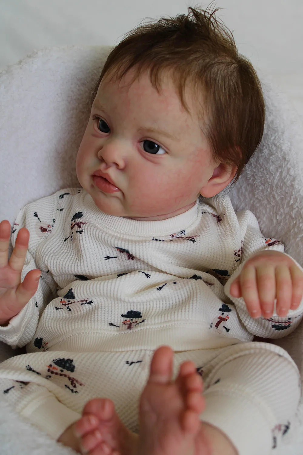 Chantal reborn doll by Colette Bivens | La Petite Mamselle