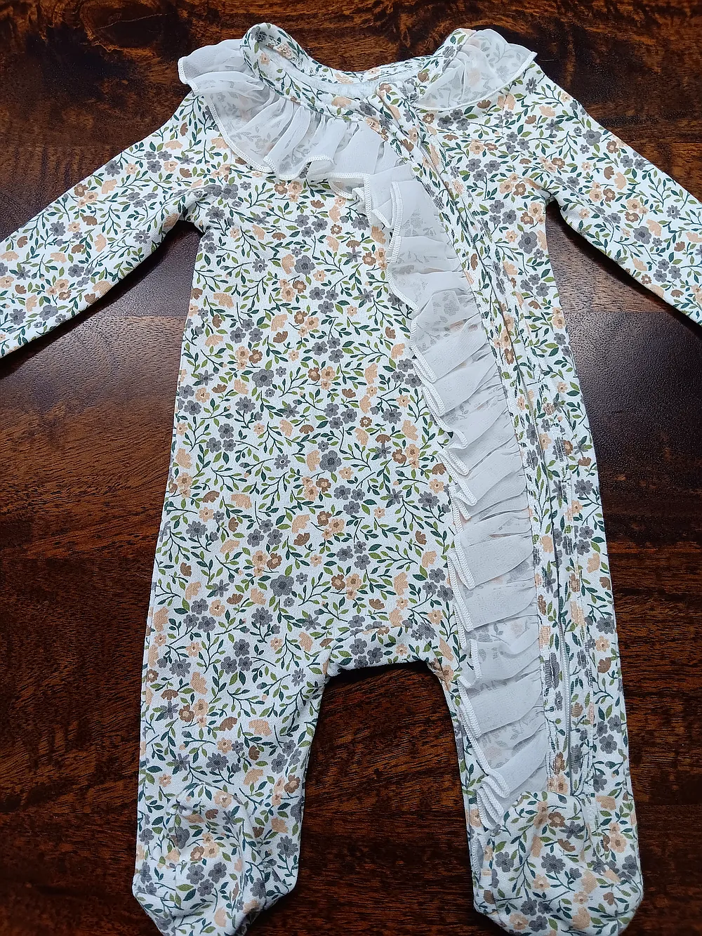 Blue Floral Sleeper by Marla Watson from Nanas Reborn Nursery on Reborns