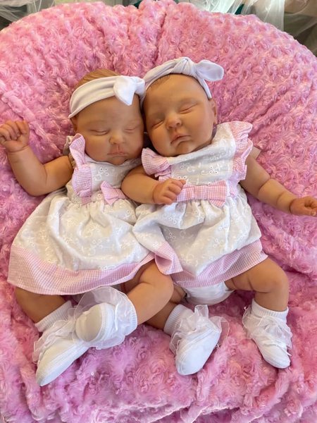 Addison & Allison by Brenda L Earley from Earley Bird Nursery on Reborns