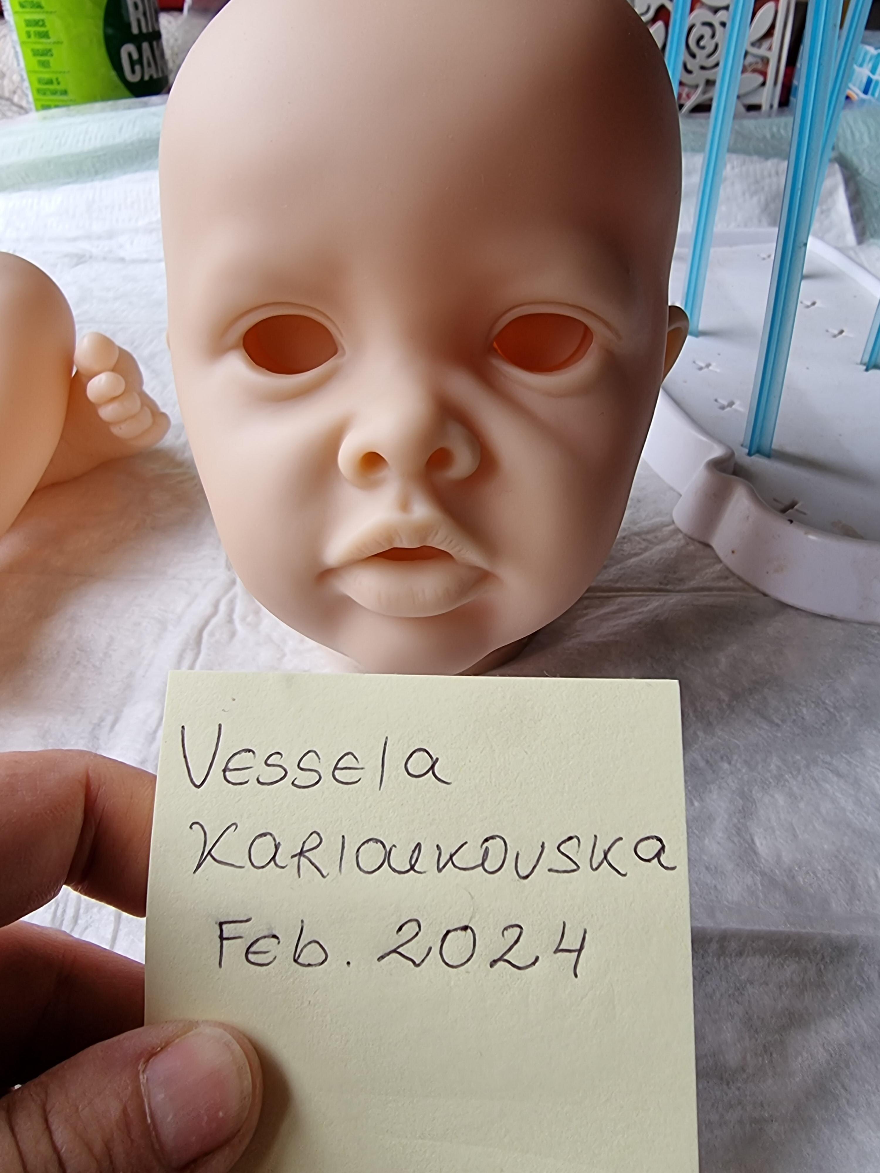 Benjamin HEAD ONLY by from Snow Angels Nursery on Reborns