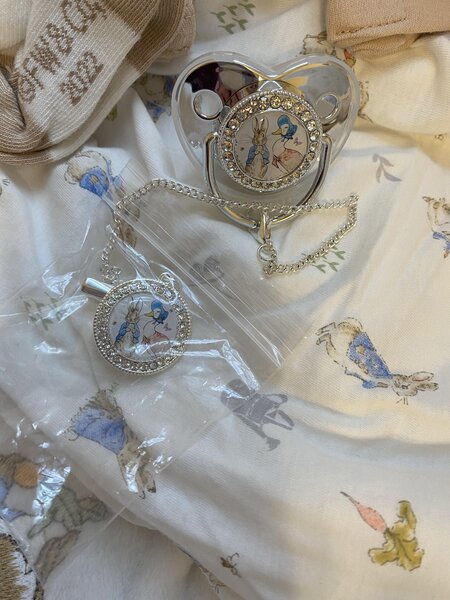 Peter rabbit pacifier by Nicole Cooper from Healing Hearts Nursery on ...