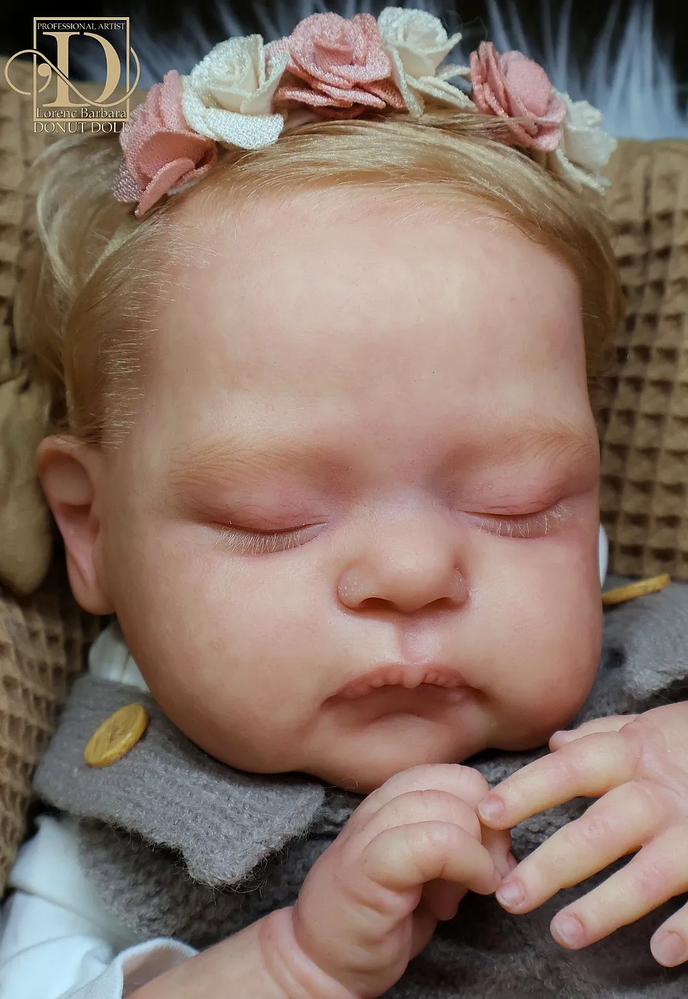 Cassie Ann Love reborn doll by Barbara Lorenc | DONUT DOLL