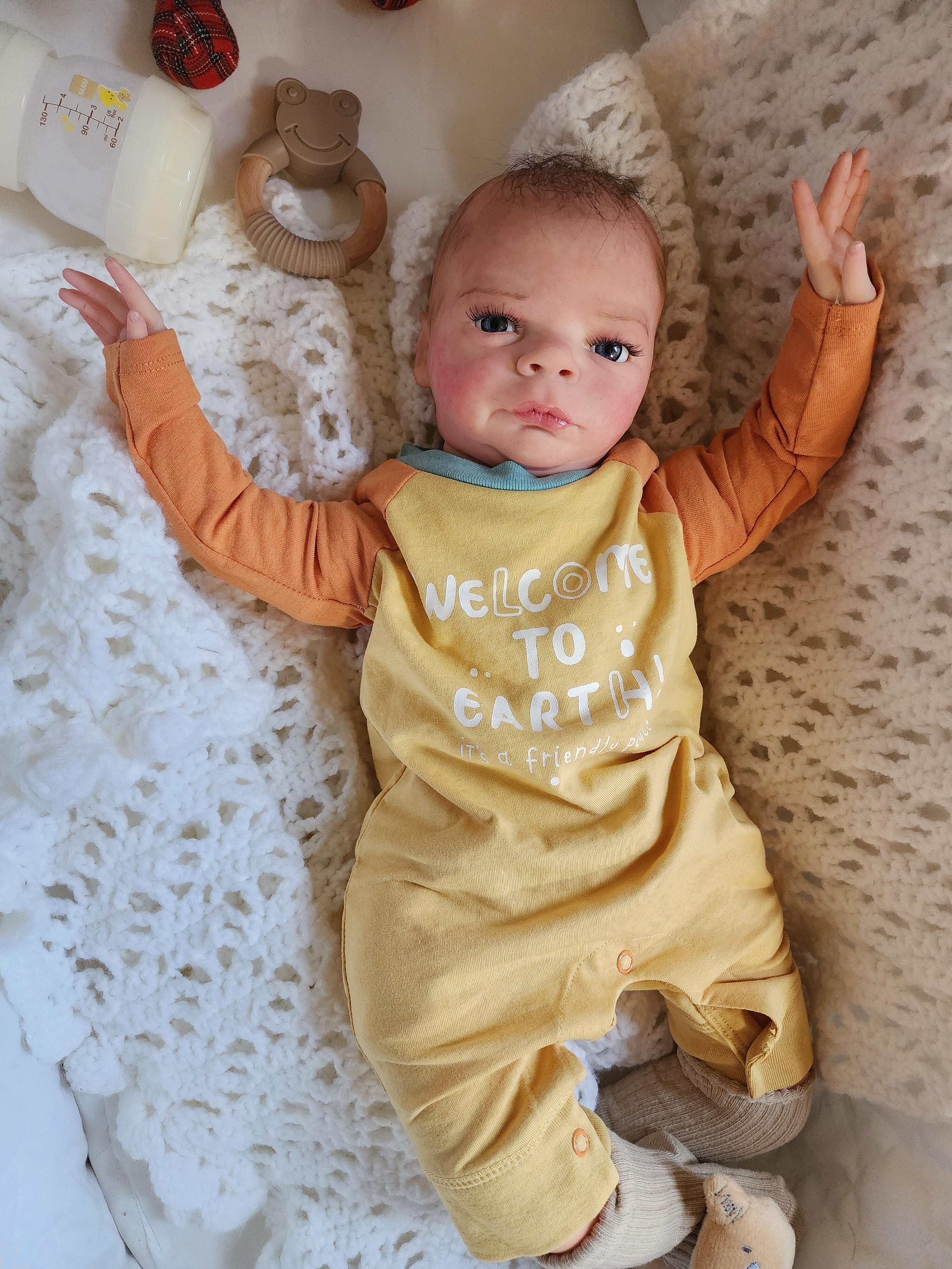 Charles Awake Reborn Baby Doll by Faith Rutledge | Doll Babies by Faith