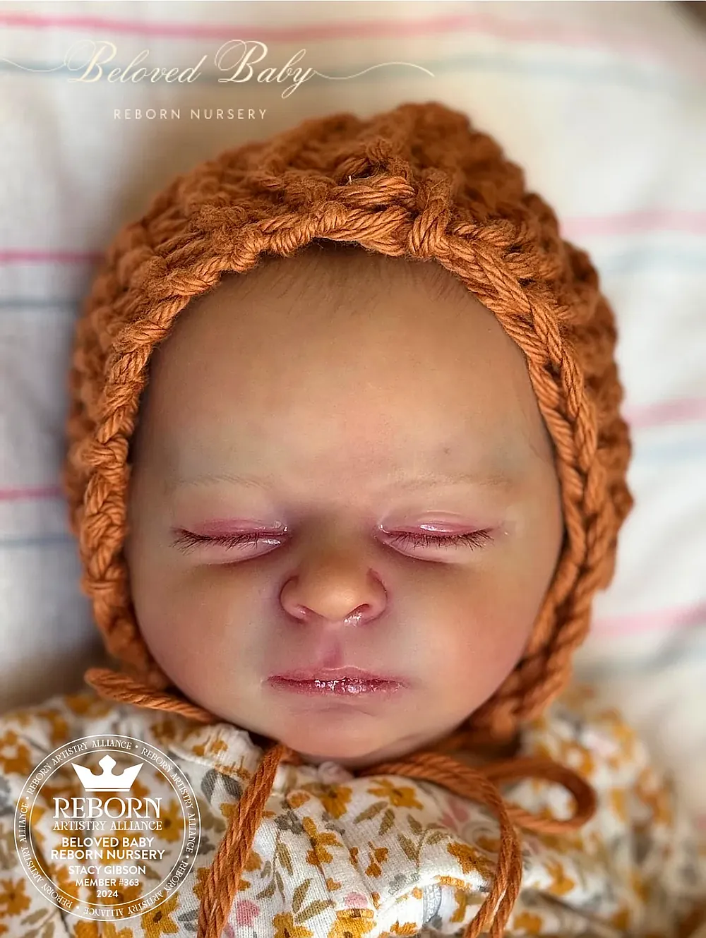 Aria reborn doll by Stacy Gibson | Beloved Baby Reborn Nursery