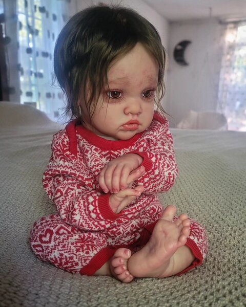 Chantal reborn doll by Melissa Goss | Lunar LullaBabies