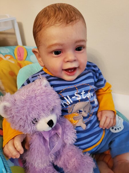 Yannik By Natali Blick pre-owned reborn doll for sale by Natalya ...