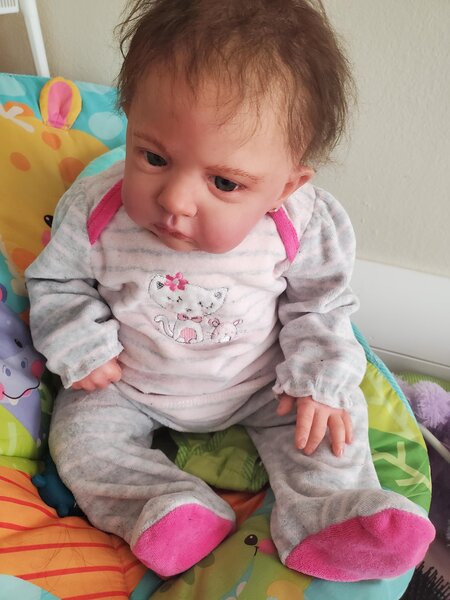 Cameron Pre-owned Reborn Baby Doll by | Adorable Babies