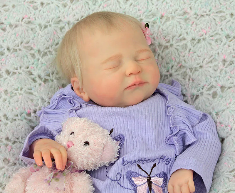 Orla Reborn Baby Doll by Judy Burrell | Baby Kisses Nursery