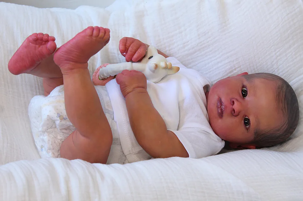 Mary boo boo reborn doll by Keara Reese | Oak and Pine Nursery