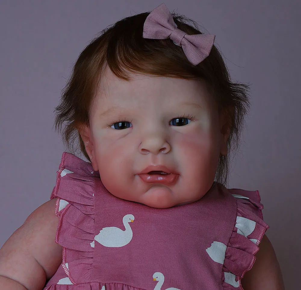 Asia reborn doll by Gina Diederich | Onesleepingangel Studio