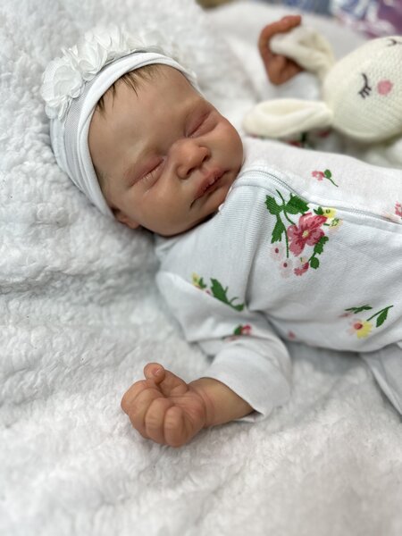 Leandre reborn doll by Erin King | Cutie Pie Designs