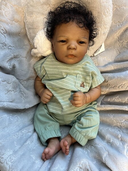 Darren Awake reborn doll by Deja | Dejavu Reborns