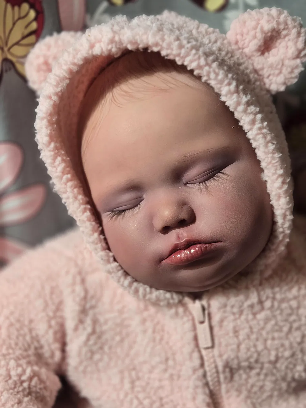 June 7 Months Asleep reborn doll by Sarah Sheets | A Cheery Hello!