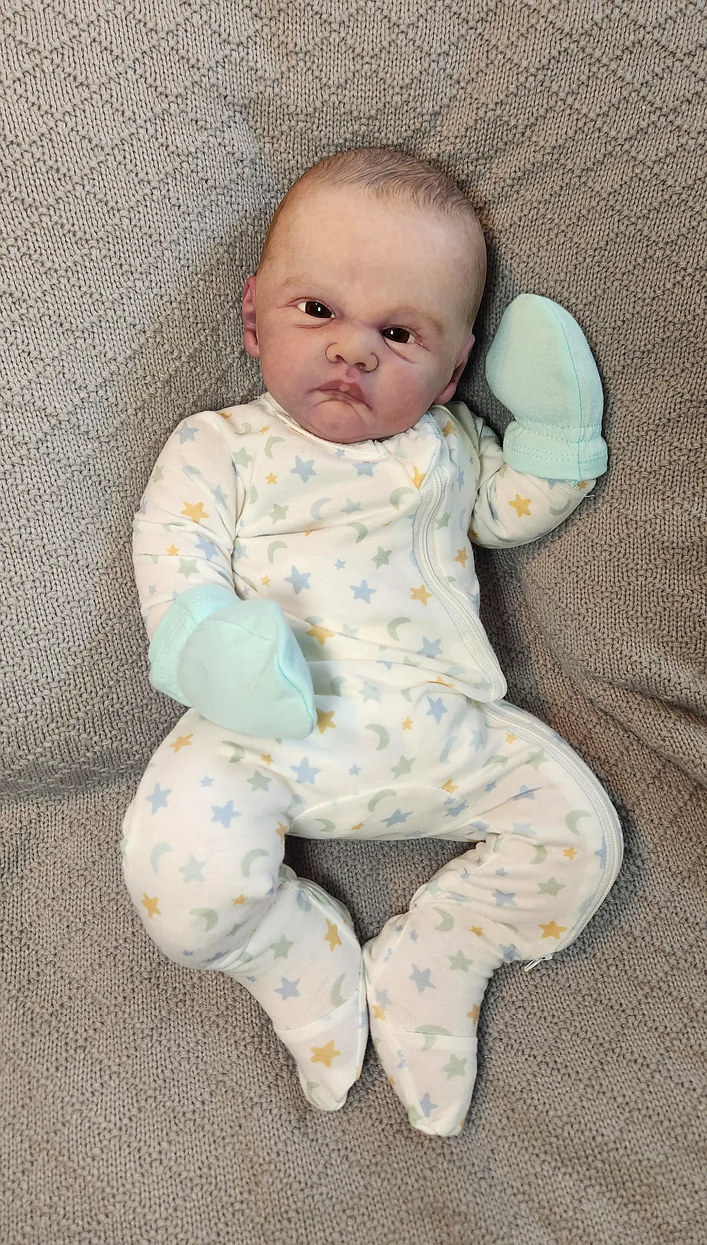 Polly Cuddle Reborn Baby Doll by Jessica Collier Off The Hook | Little ...
