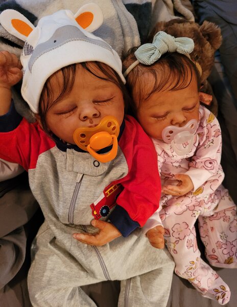 Sam And Sera by alicia selby from Dolls and Trucks on Reborns