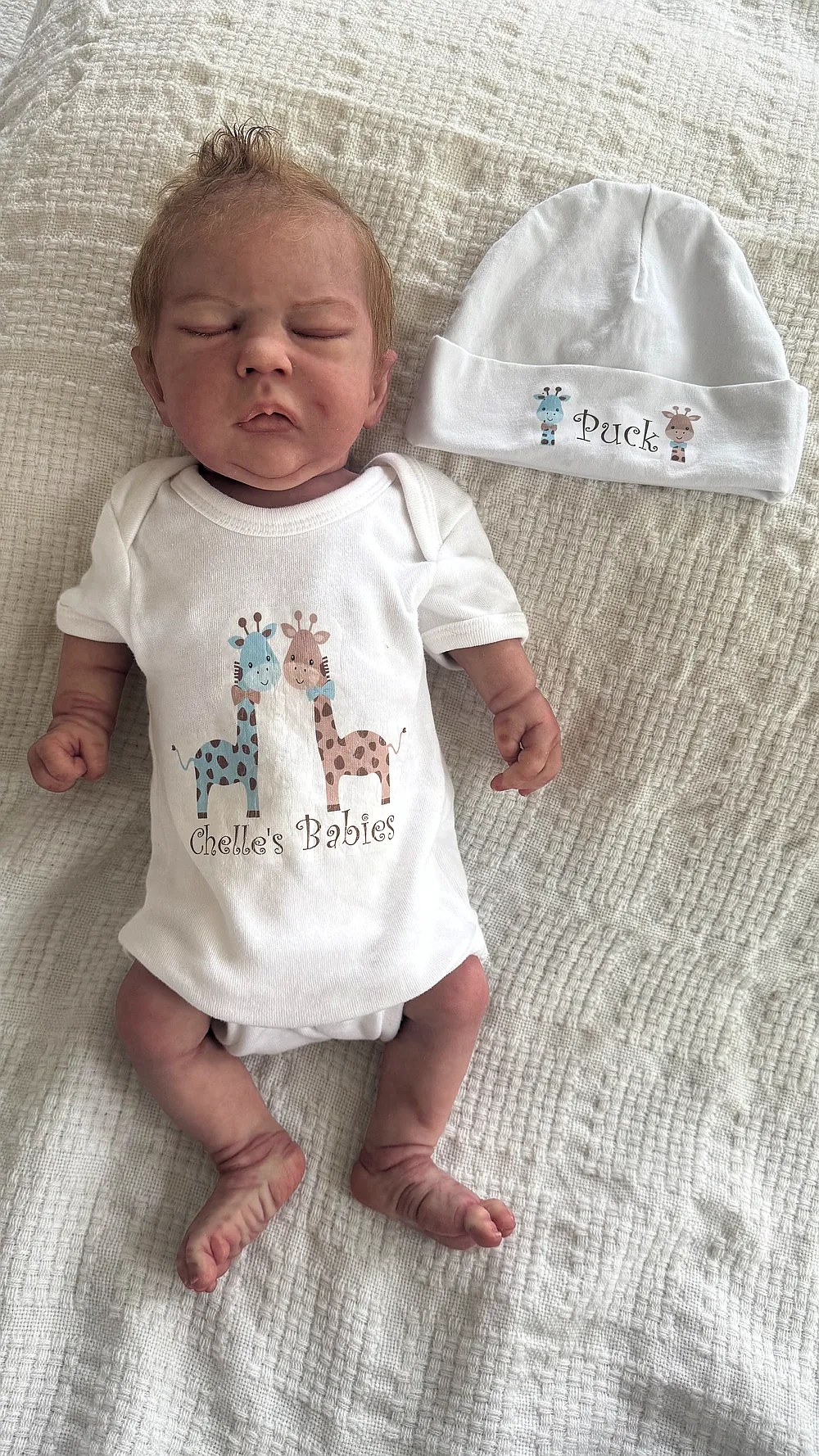 Baby Puck Prototype Reborn Baby Doll by Chelle's Babies | Nursery Babies