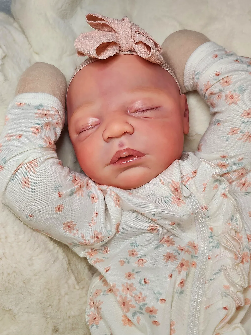 Aerith Girl cuddle reborn doll by Rebecca Nations | Beccas Reborn Nursery