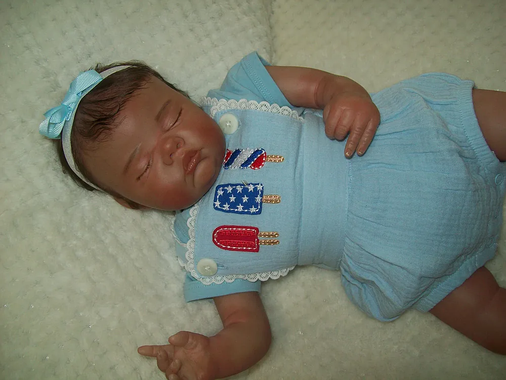 Rylee reborn doll by Theresa Teagarden | Tiny Tots Of Tgarden