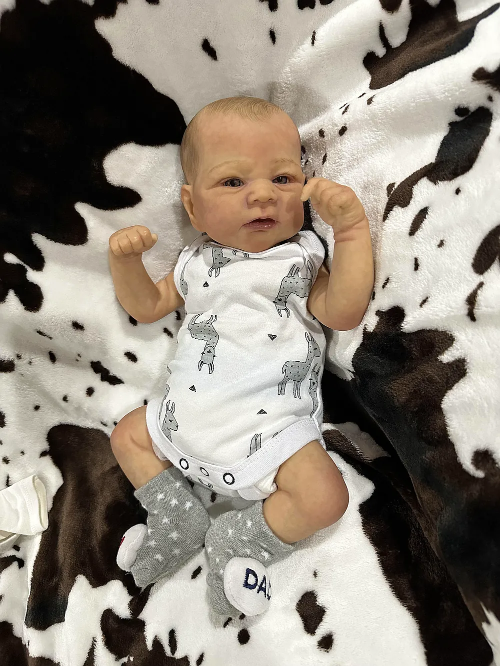 Elijah pre-owned reborn doll by Cristina Paula | CD's Babydoll Nursery