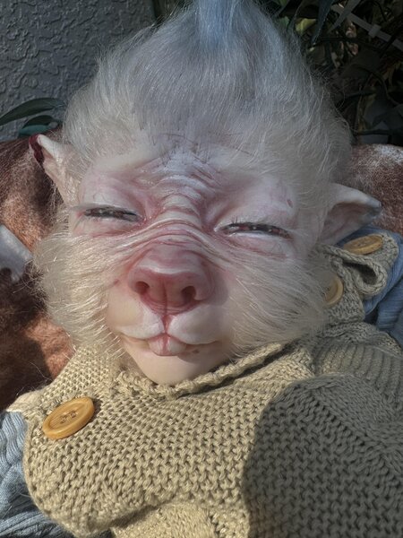 Rat Lycan hybrid by Tanya Furlong from TFCreativeArt on Reborns