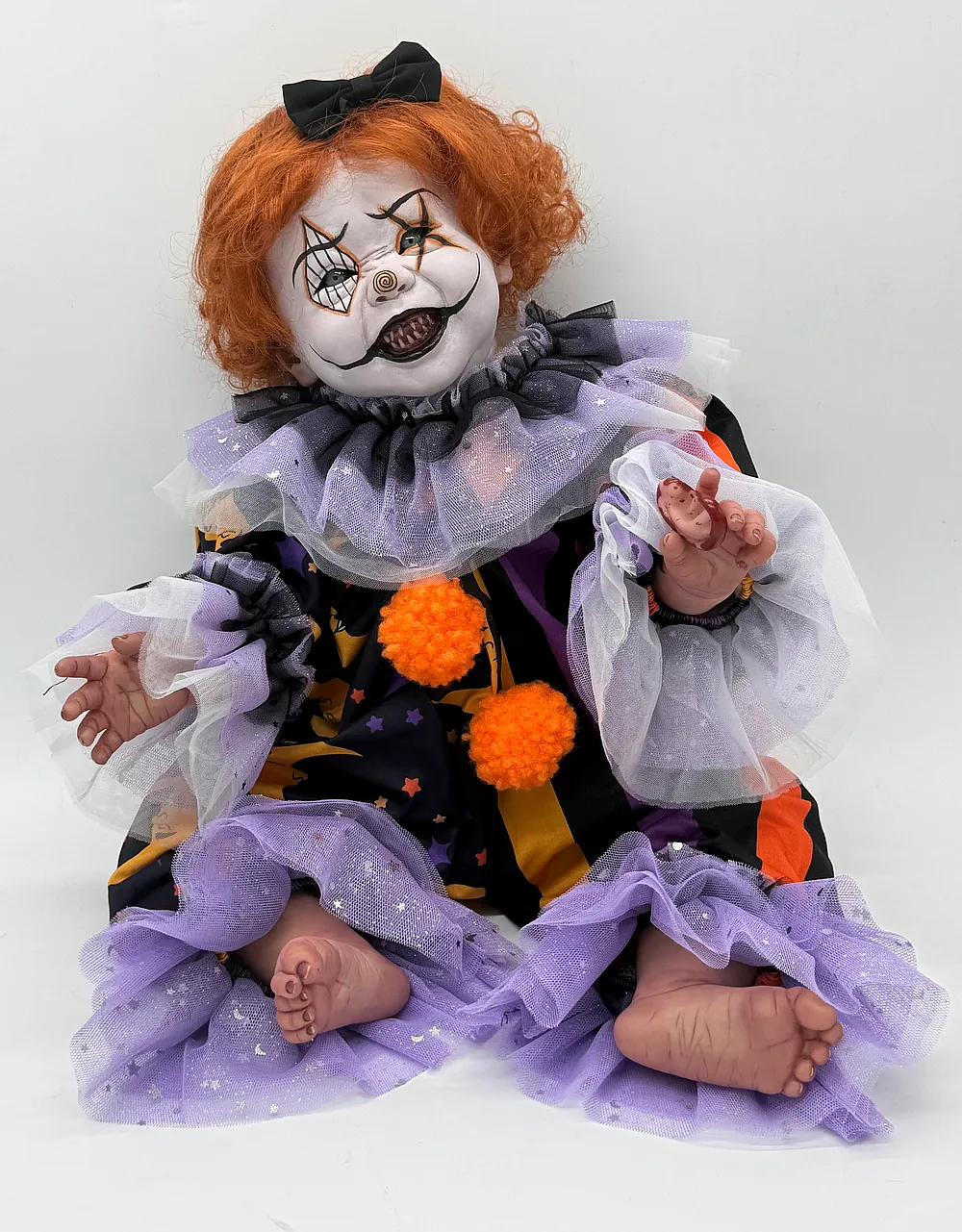 Lennox clown reborn doll by Nicole Lavoie | Nicole's Little Monsters