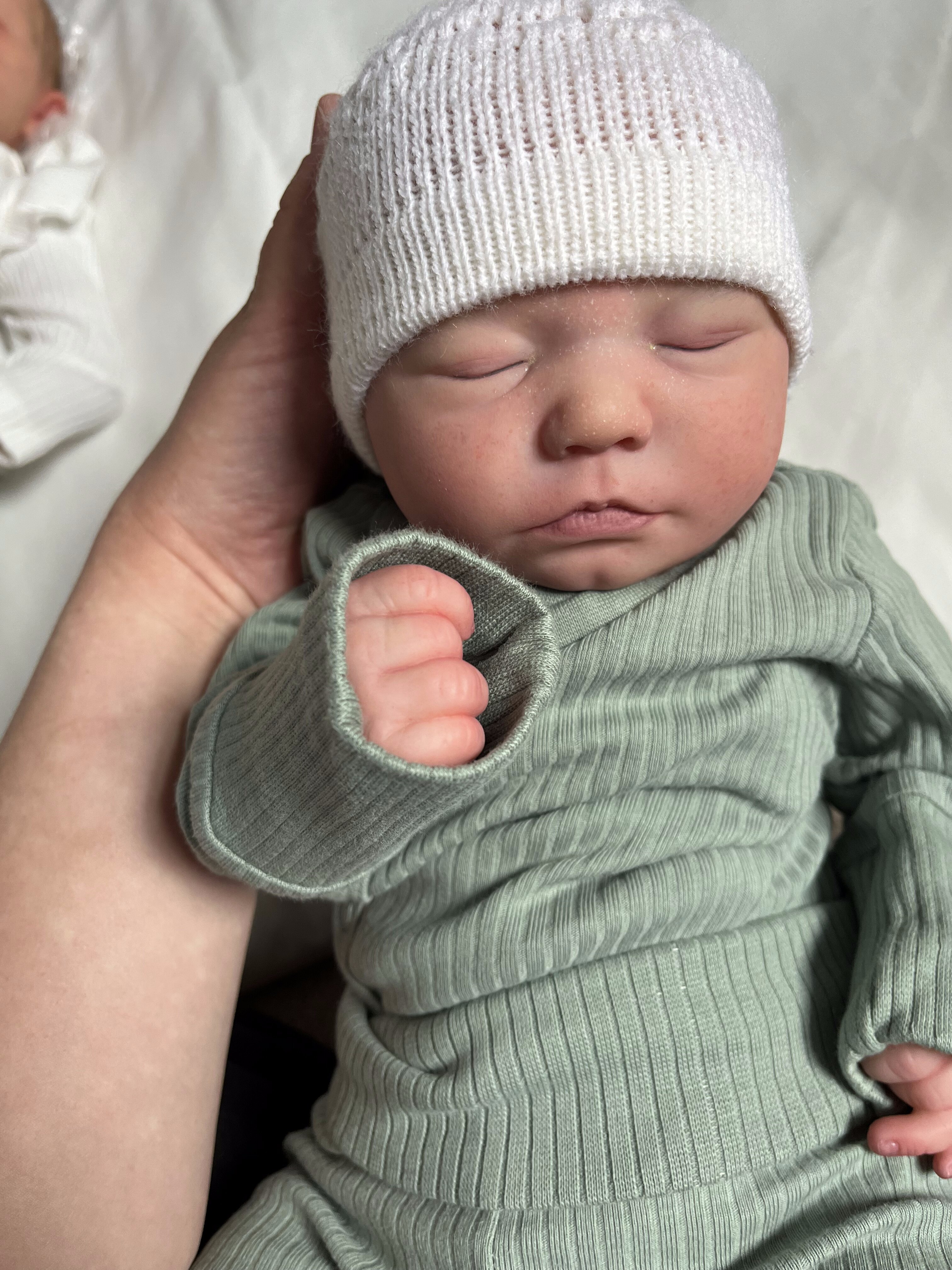 Zuri Pre-owned Reborn Baby Doll by Pixie Dixie Dolls | Wee Nursery