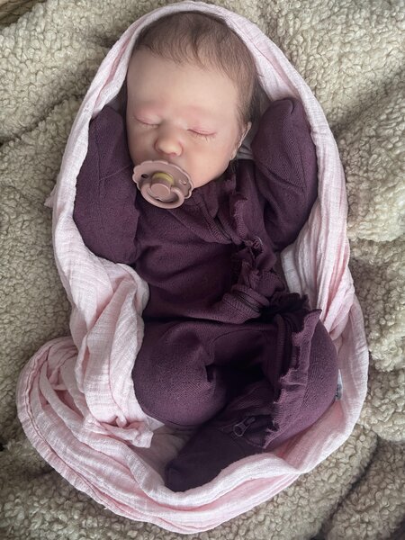 Logan Asleep cuddle reborn doll by Kylie Dwyer | Kylie Dwyer Reborn ...