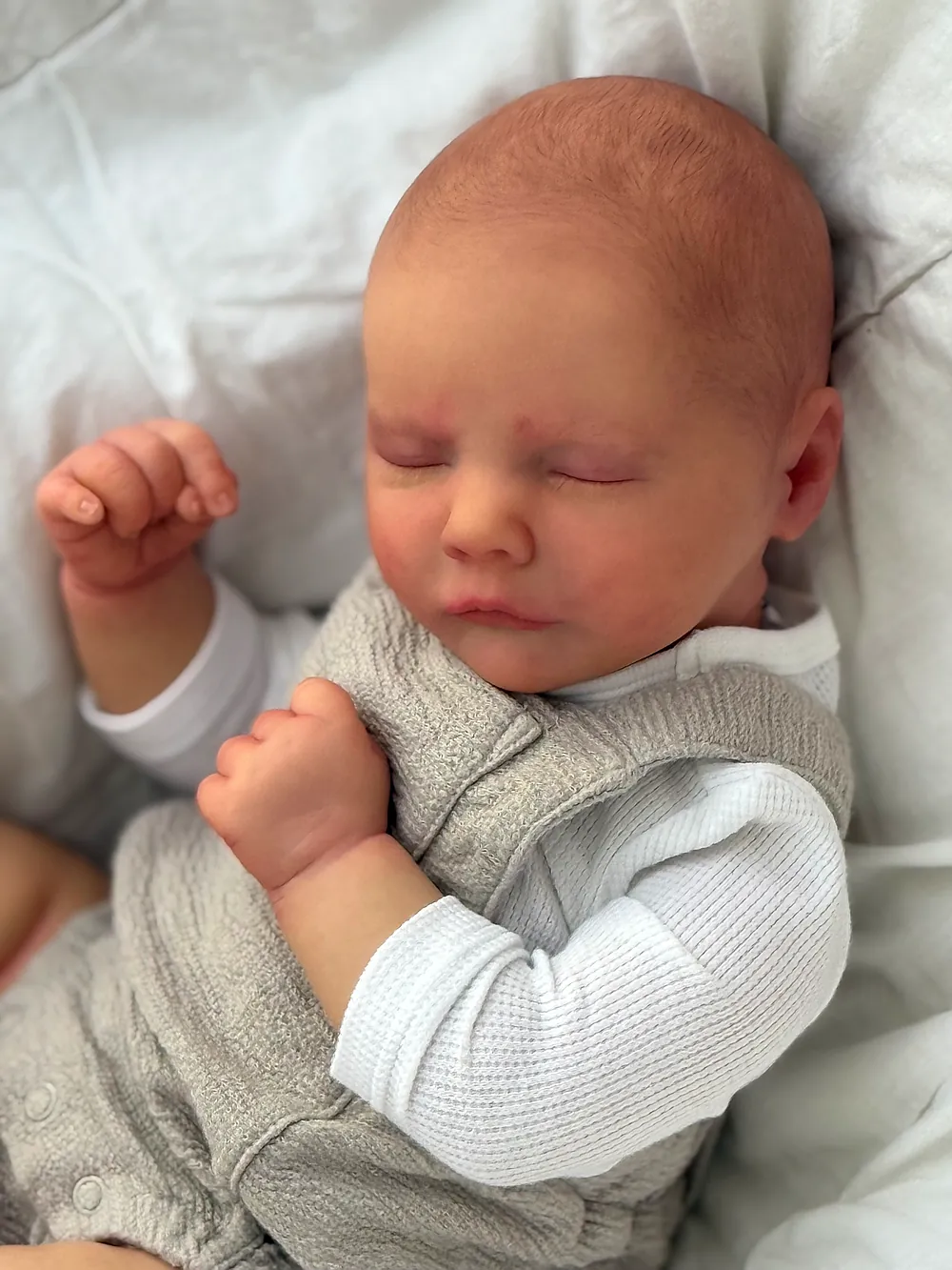 Reese Asleep reborn doll by Kylie Dwyer | Kylie Dwyer Reborn Munchkins