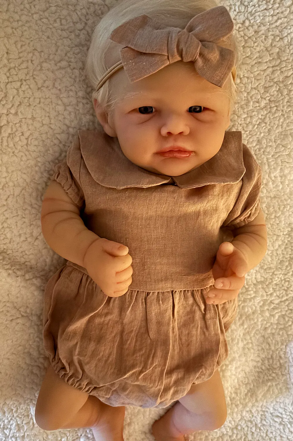 Riko silicone reborn doll for sale by Suzanne Price | Babies by Suzie