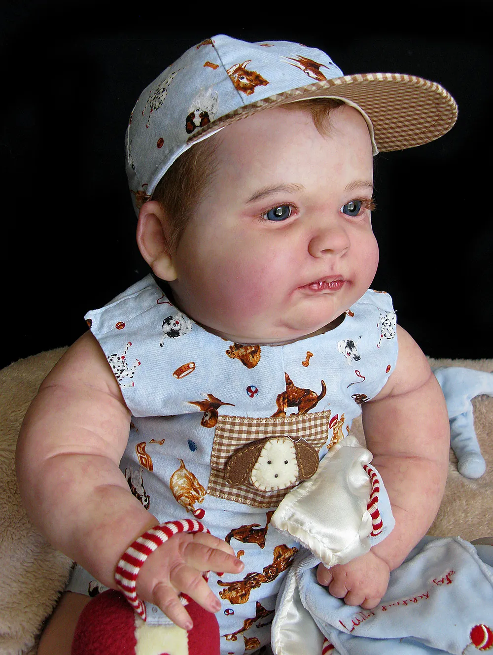 Joseph Awake reborn doll by Cathy King | Angelic Lullabies Nursery