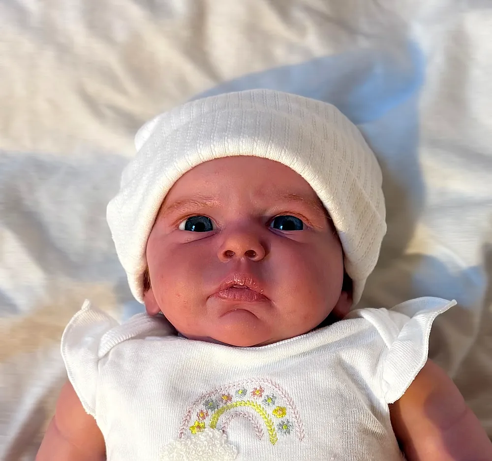 Juno Pre-owned Reborn Baby Doll by Paper City Dolls | Sasha Kovalevska