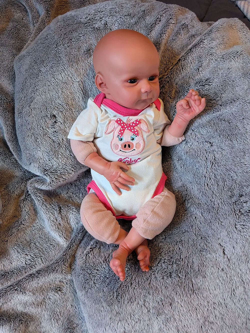 Ayla Peek A Boo pre-owned reborn doll by Nicole Whitman | Adirondack Angels