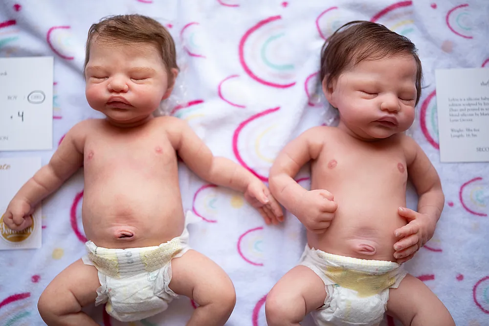 Lelou Twins pre-owned boo boo silicone reborn doll (sold) by Living ...