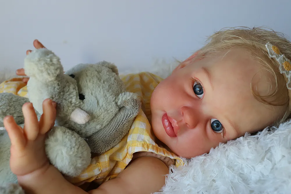 Ellie reborn doll for sale by Bobette Punches | Buttercup Nursery