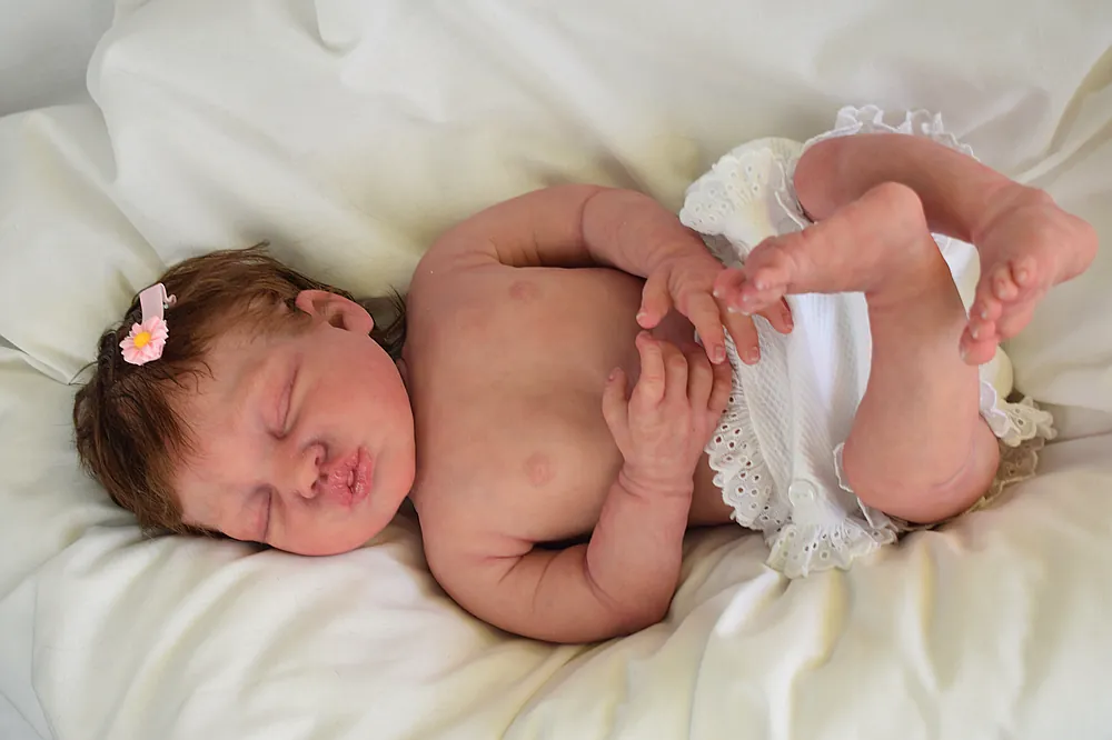 Angel silicone reborn doll by Montserrat Cuadra | Reborns Monse